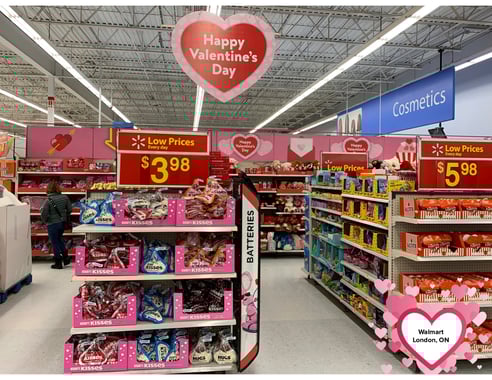 Are you in love with these Valentines Day displays?